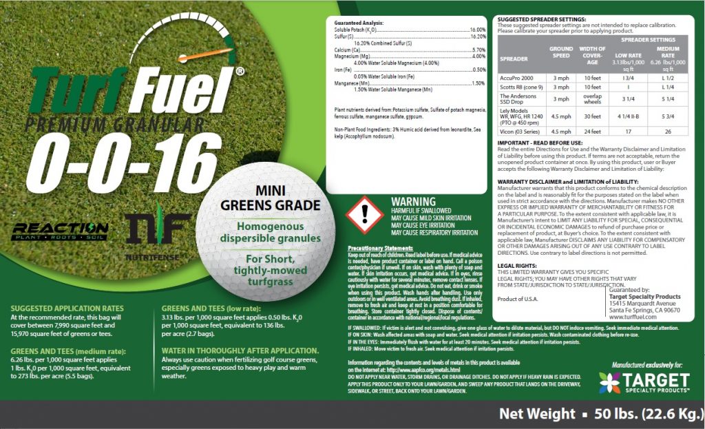 0-0-16 - Turf Fuel