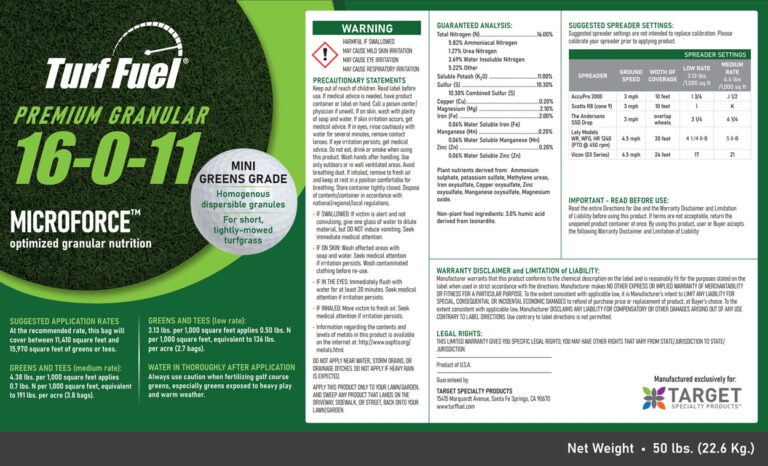 Turf Fuel Premium Granular - Turf Fuel